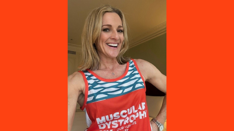 Our President, Gabby Logan running her first half marathon in 20 years ...