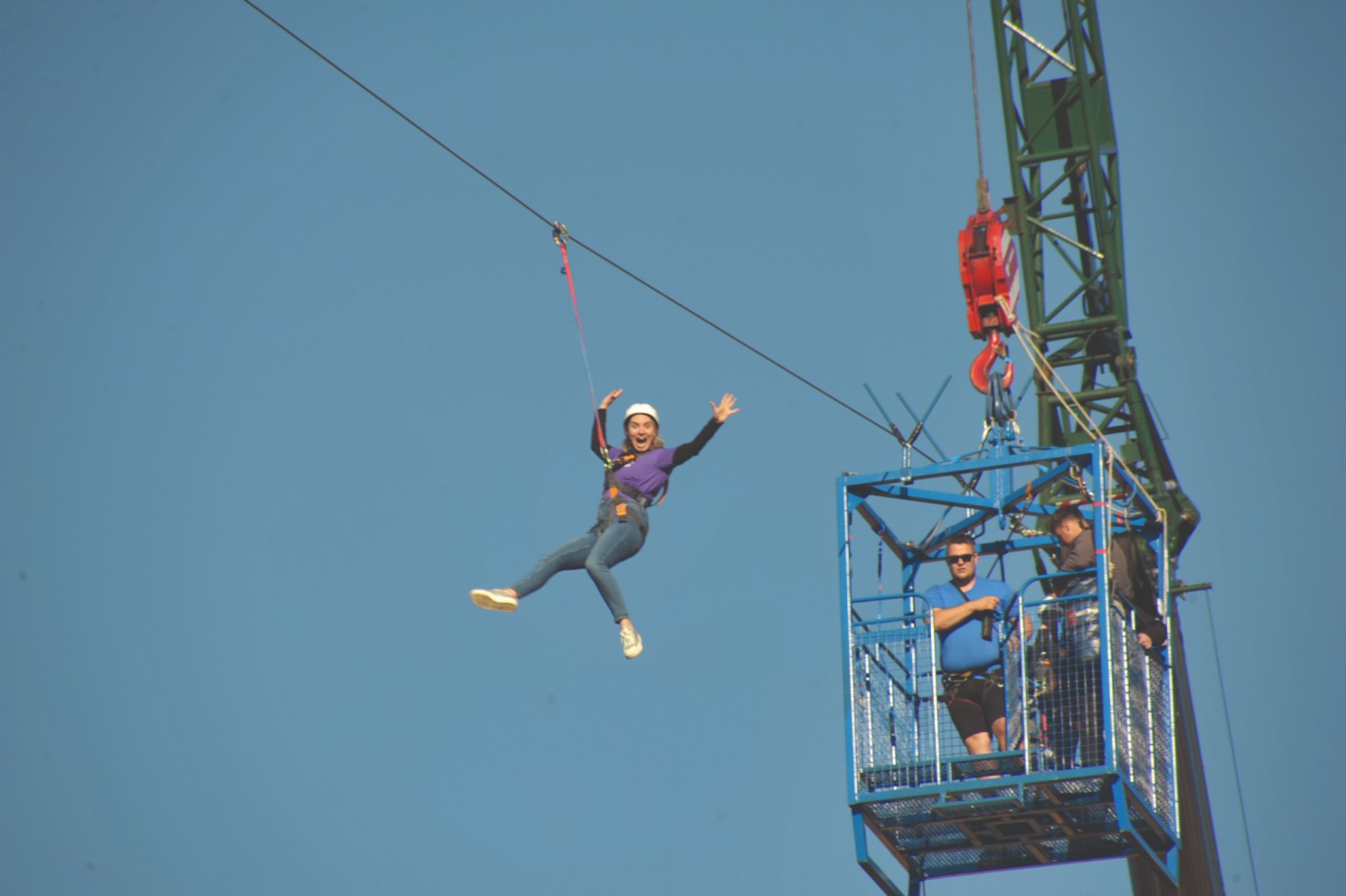 Zip Slide at Strathclyde Park - Muscular Dystrophy UK