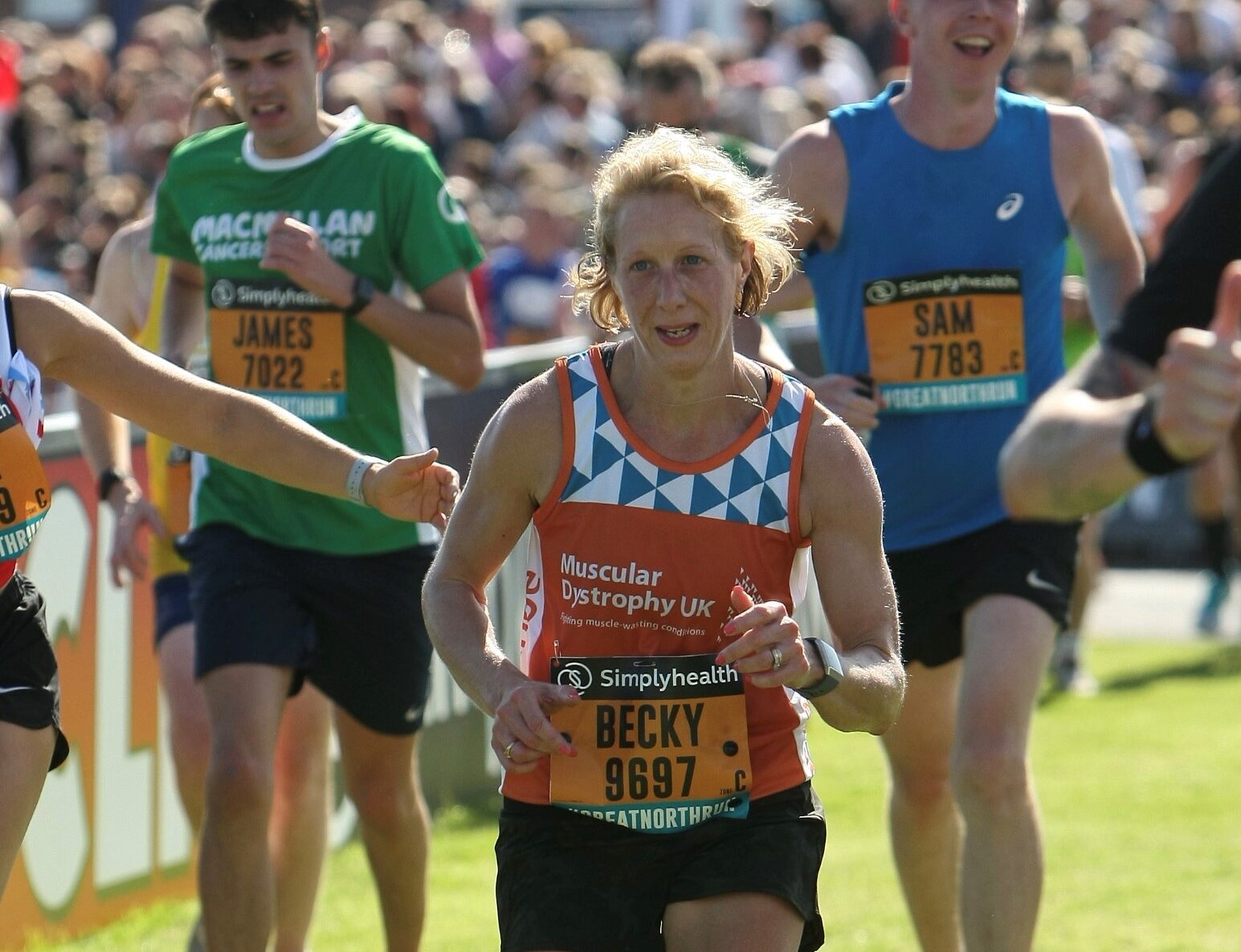 Runner crosses the finish line of all six-star major marathons ...
